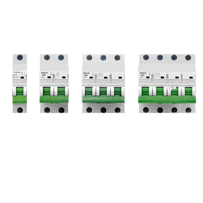 Low price Max Current 125 amp electrical miniature circuit breake1 Pole 2 Pole 4 Pole DC MCB Circuit Breaker For Solar Panels